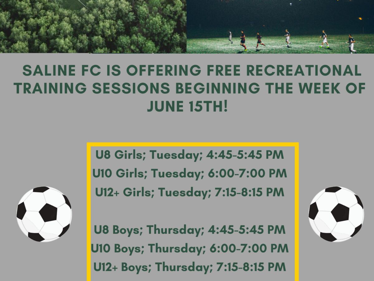 FREE Recreational Summer Training | The Saline Post