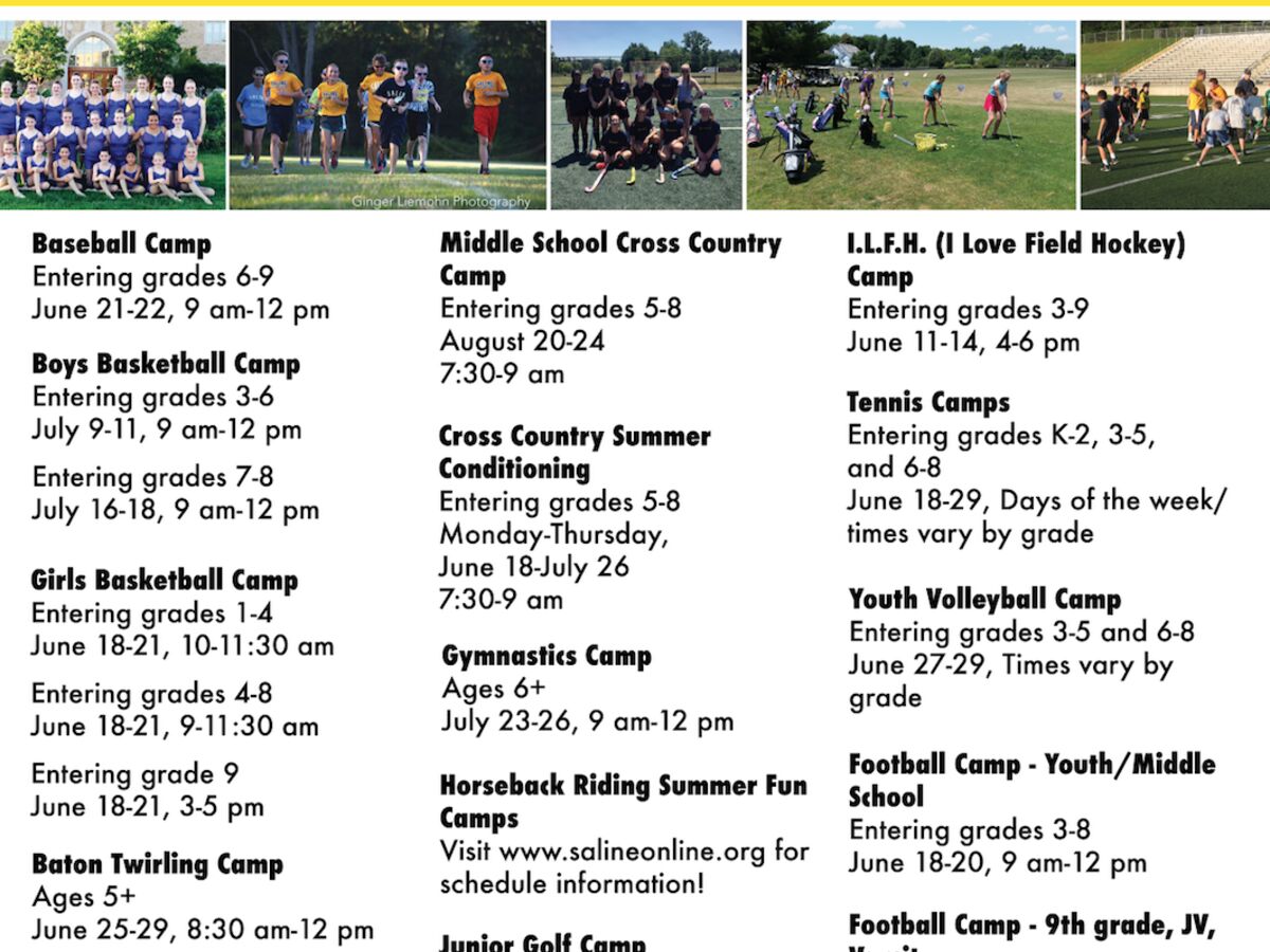 Summer Sports Camps | The Saline Post