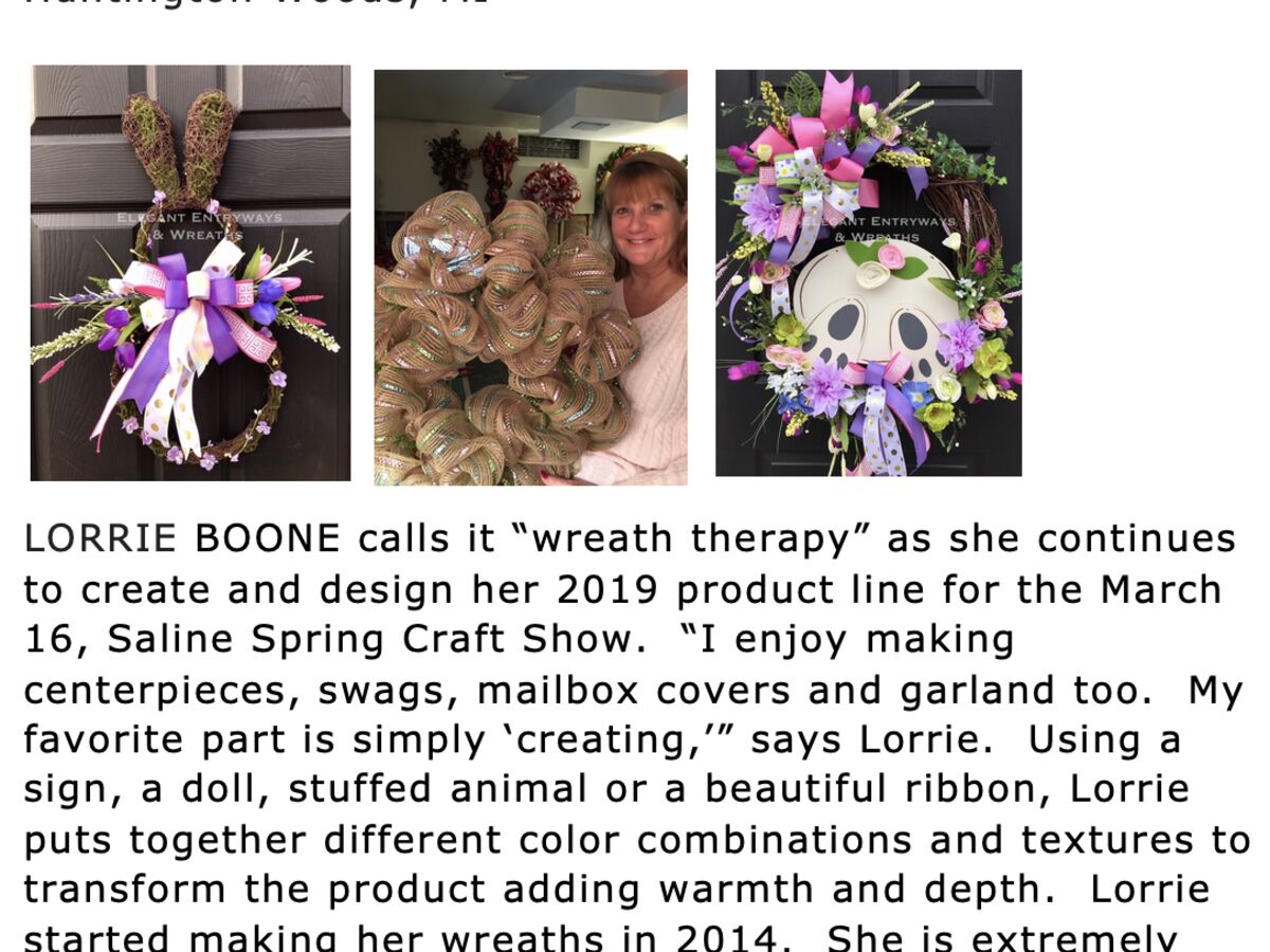 Saline Craft Show - Crafter Preview | The Saline Post