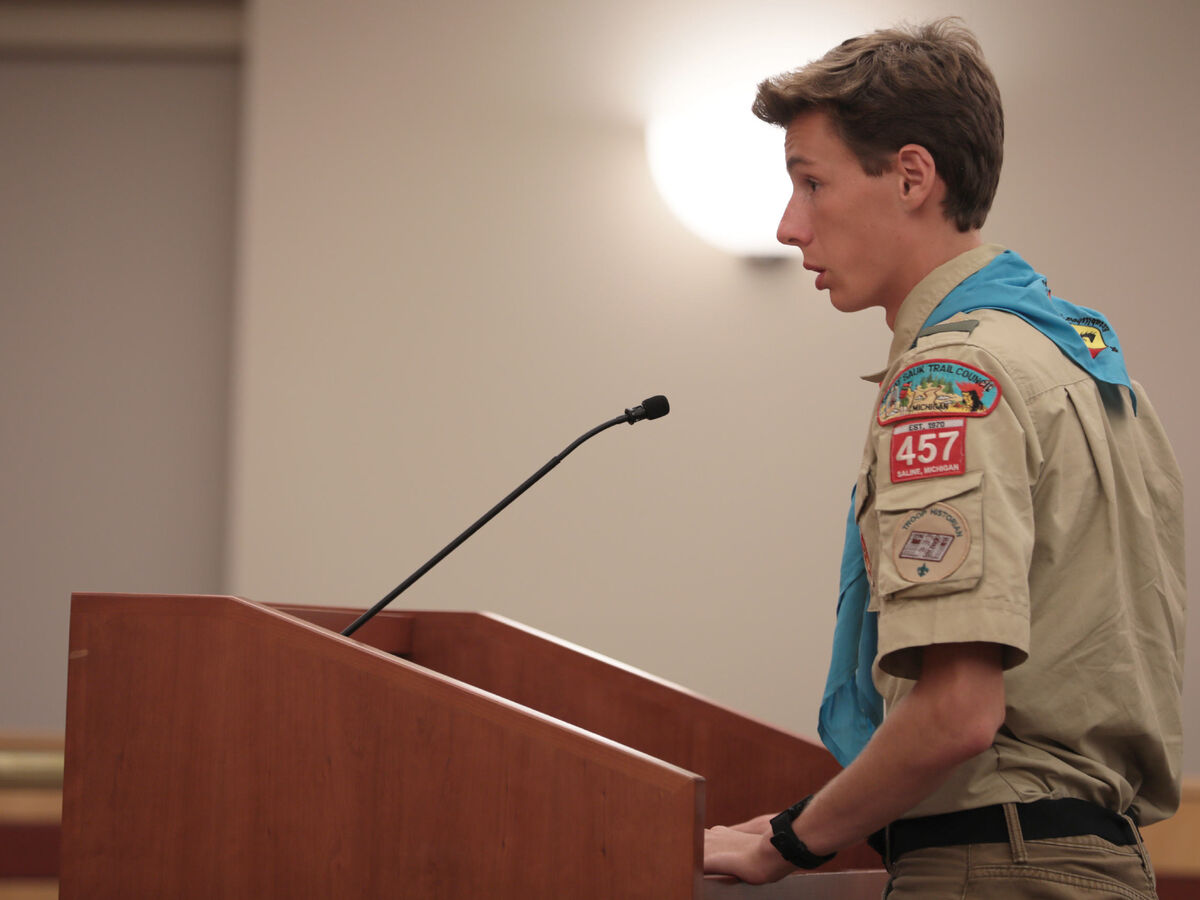 Boy Scout Will Minnette Fundraising for Privacy Area at Henne Field ...