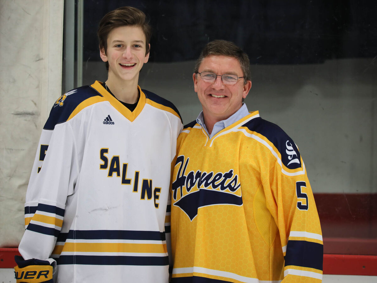 HOCKEY: Wright Scores a Pair, Stein Posts Shutout as Saline Bests ...