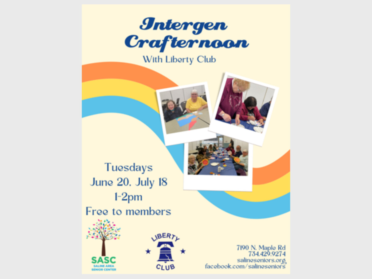 Intergen Crafternoon with Liberty Club | The Saline Post